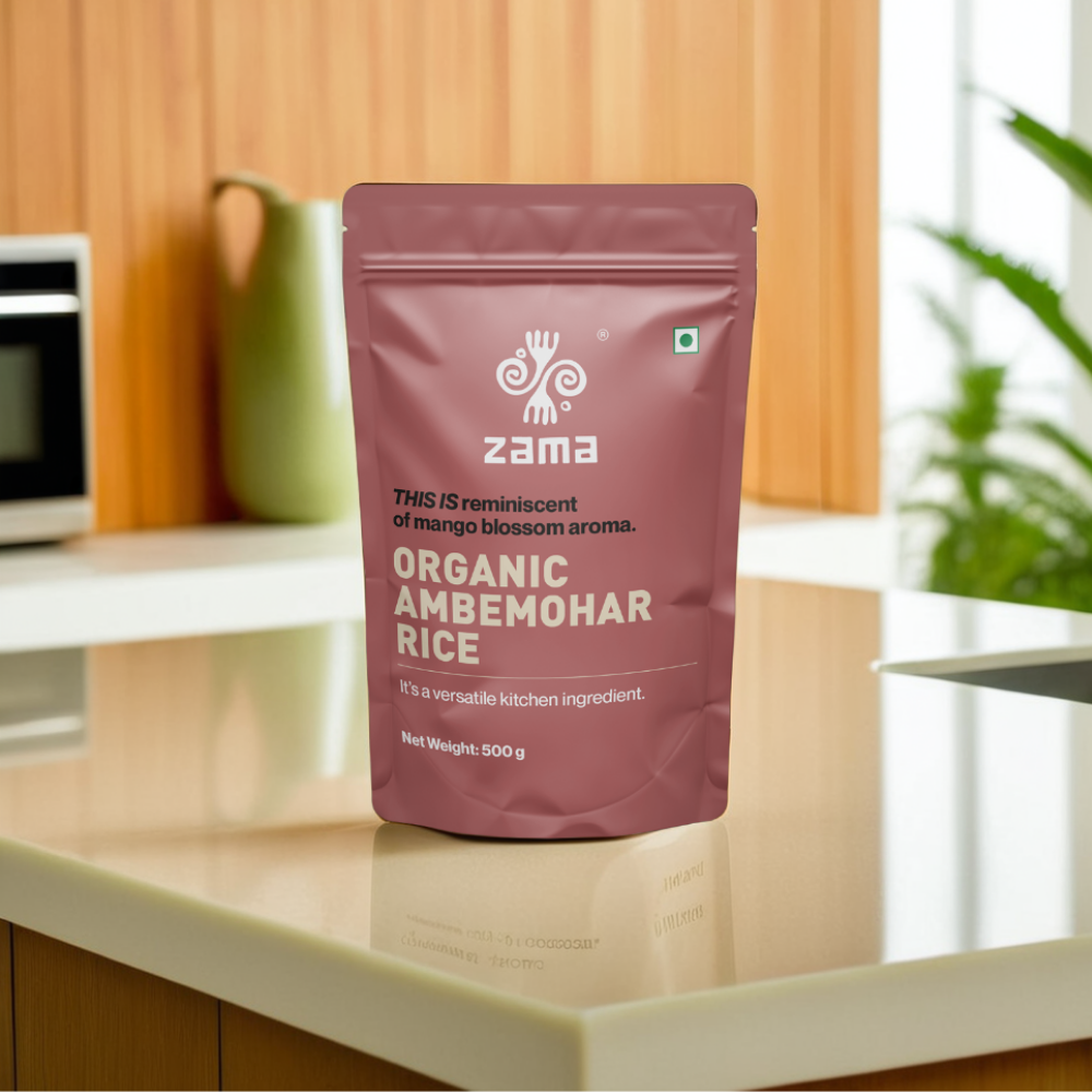 Organic Ambemohar Rice: Aromatic Delight for Authentic Indian Cuisine ...