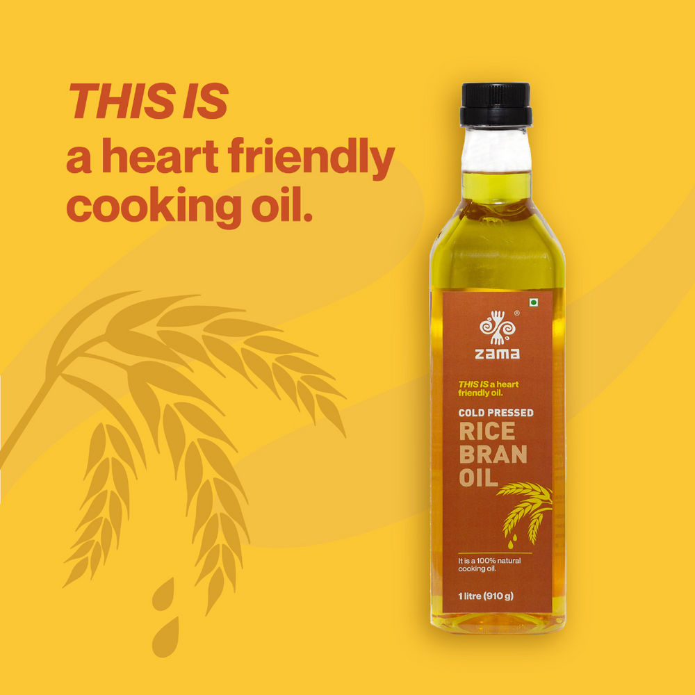 Cold Pressed Rice Bran Oil | Zama Organics | Quality Cooking Oil