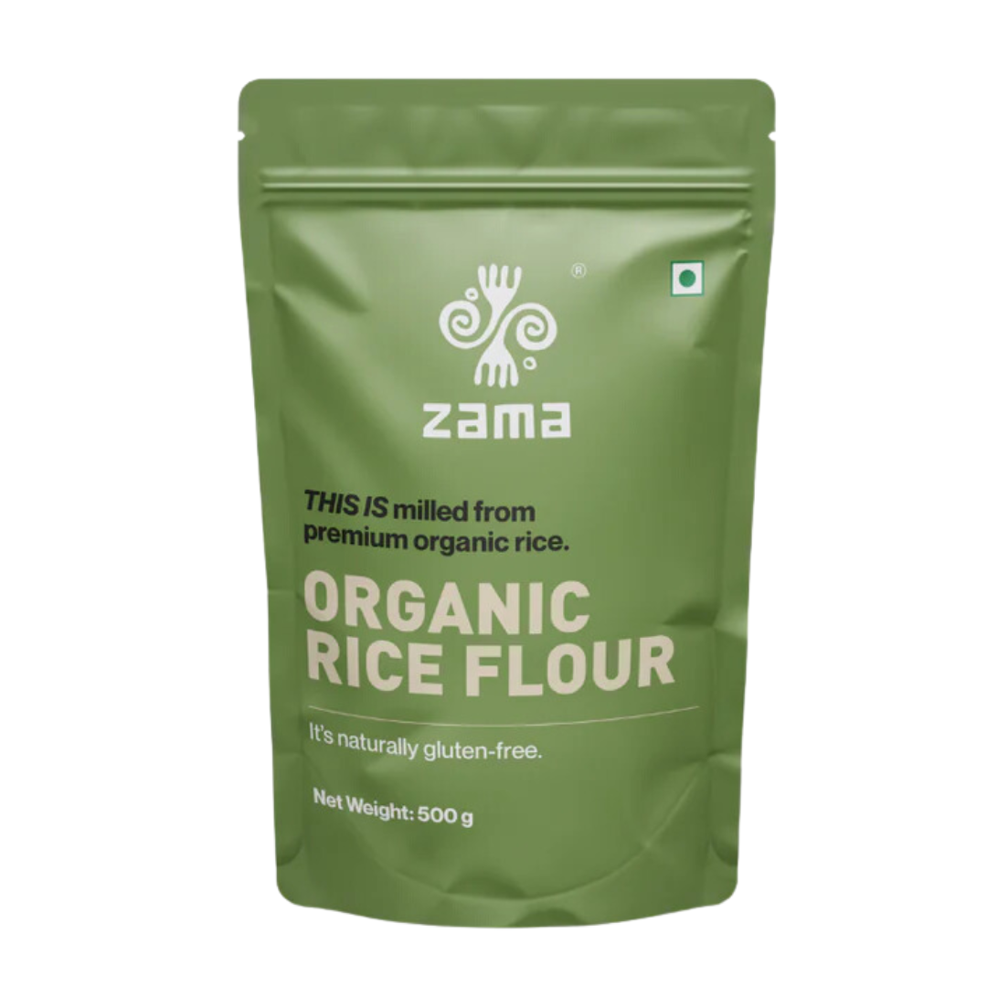 Organic Rice Flour: Pure and Versatile | Premium Quality | Zama Organics