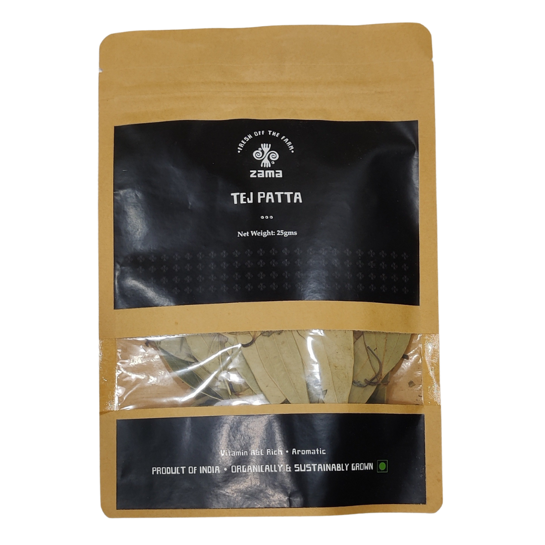Organic Tej Patta (Bay Leaves) - Aromatic & Versatile | Zama Organics