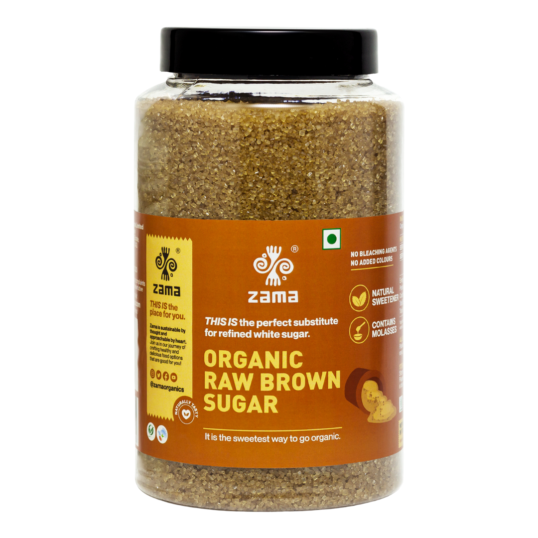 Organic Raw Brown Sugar: Pure Sweetness from Nature's Bounty | Zama ...