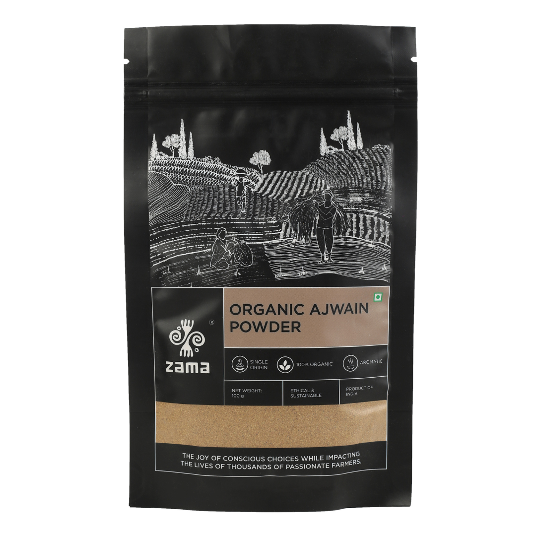 Organic Ajwain Powder - Aromatic & Flavorful Spice | Zama Organics