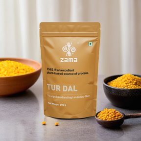 Organic Tur (Arhar) Dal - Nutritious & Flavorful Legume | Zama Organics